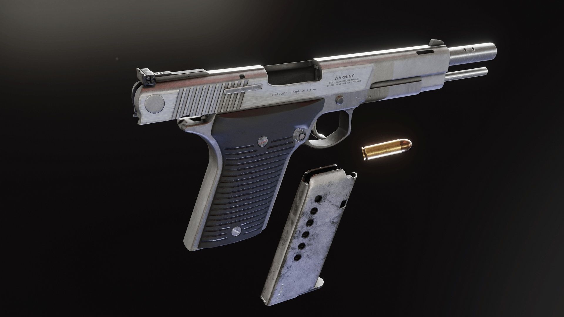 3D model Automag series Pistols VR / AR / low-poly | CGTrader