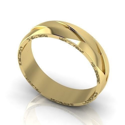 Wedding ring Model 2826 3D model 3D printable | CGTrader