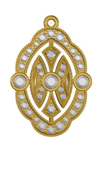 Earrings cad file 3D model 3D printable | CGTrader