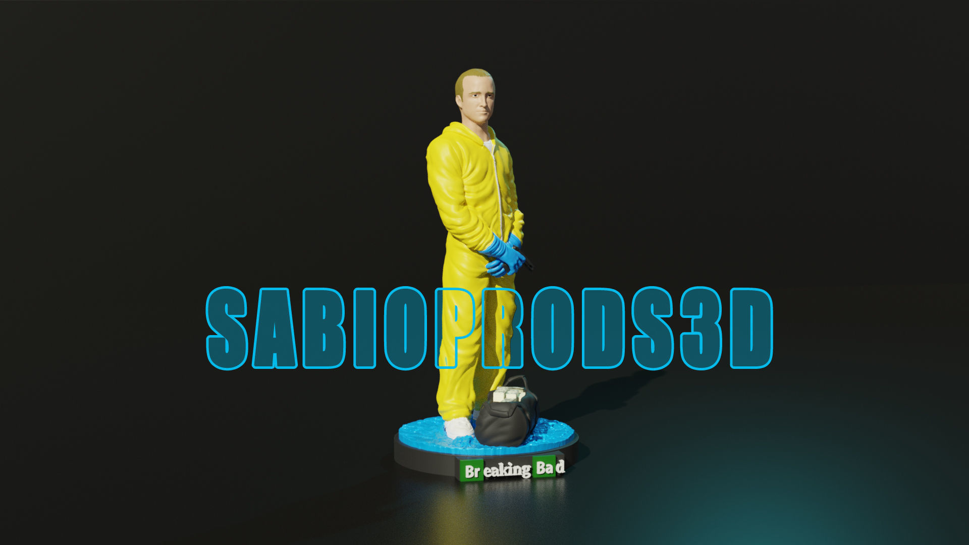 JESSE PINKMAN BREAKING BAD 3DMODEL SABIOPRODS 3D PRINT MODEL 3D model ...