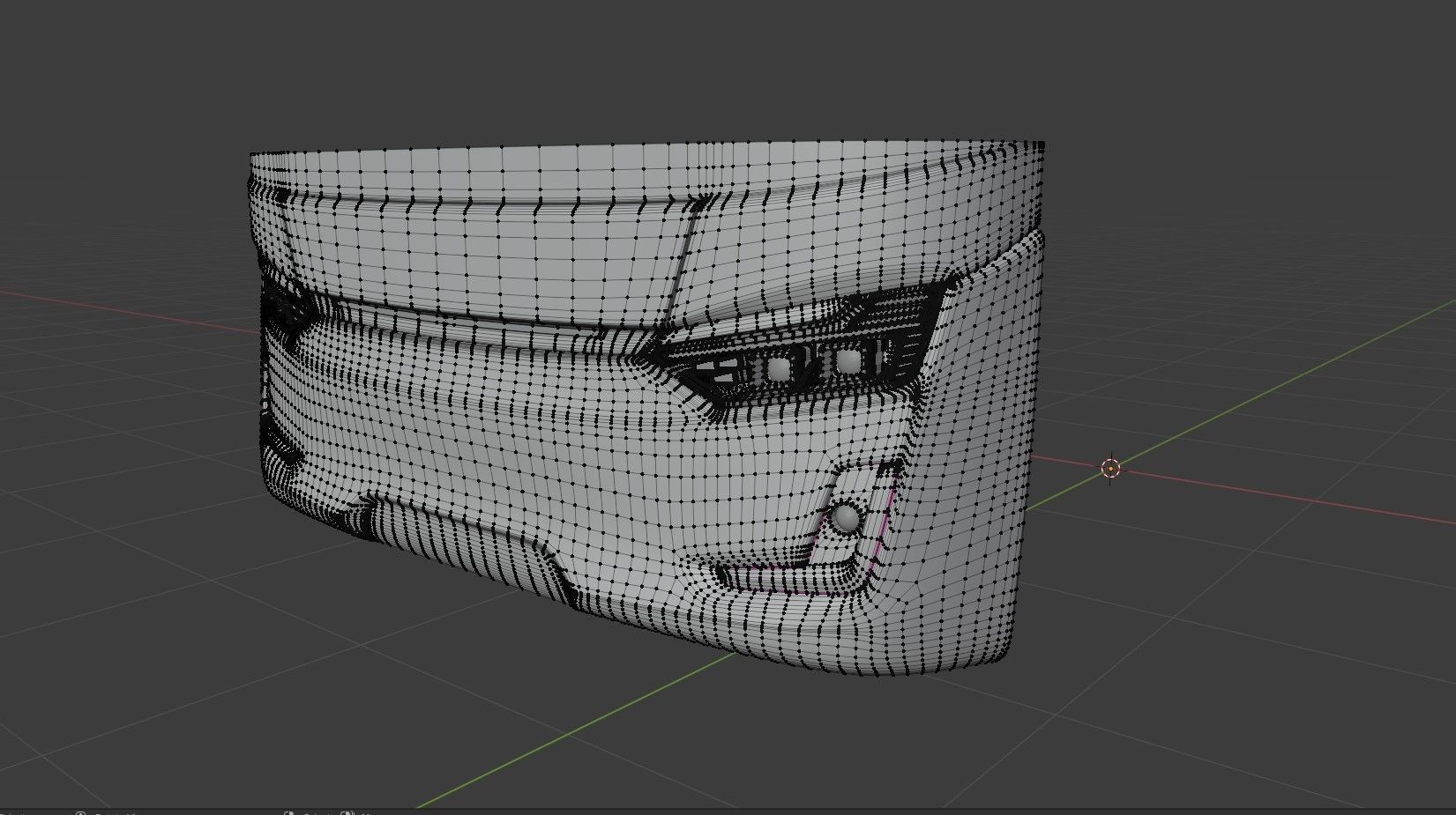 Laksana SR3 Front Bumper 3D model | CGTrader