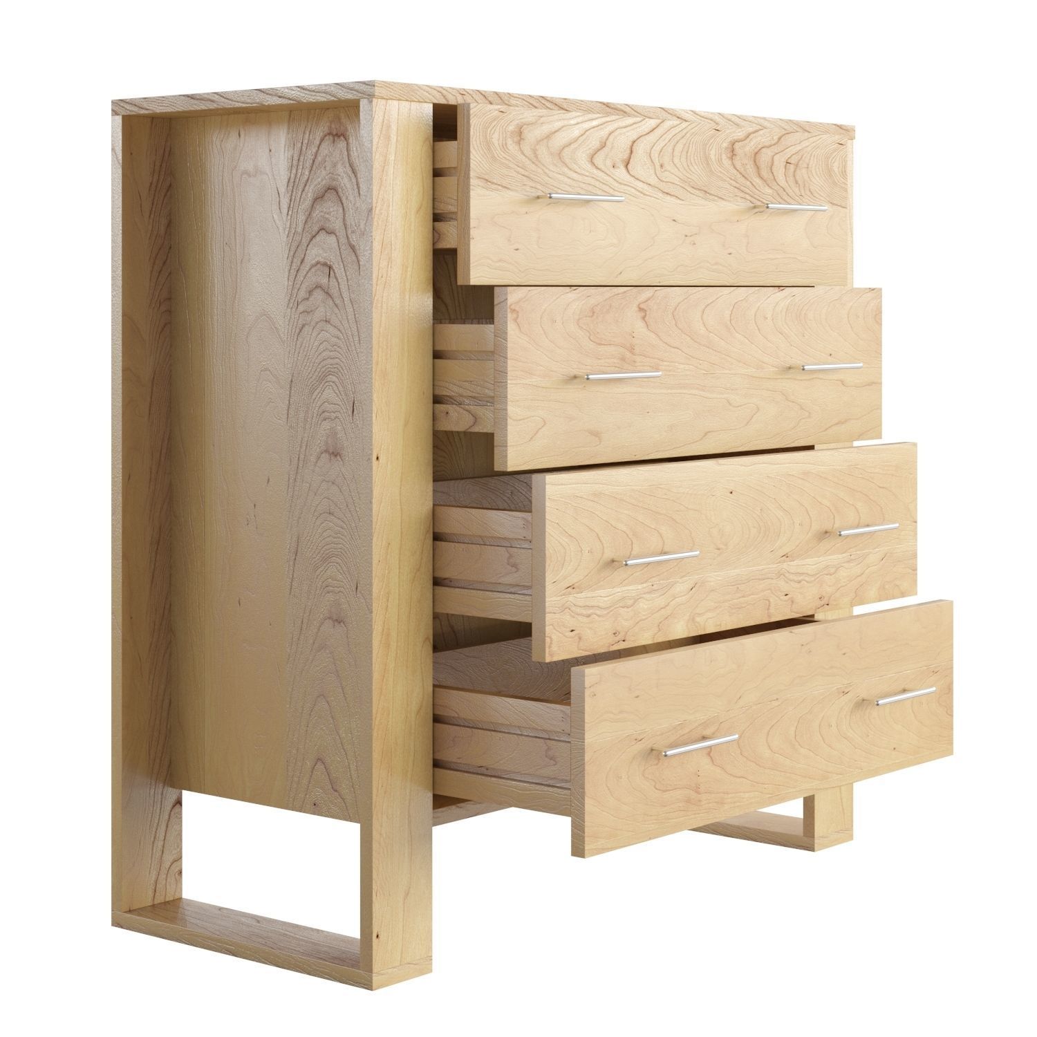 Jolene - 4 Drawer Chest 3D model | CGTrader