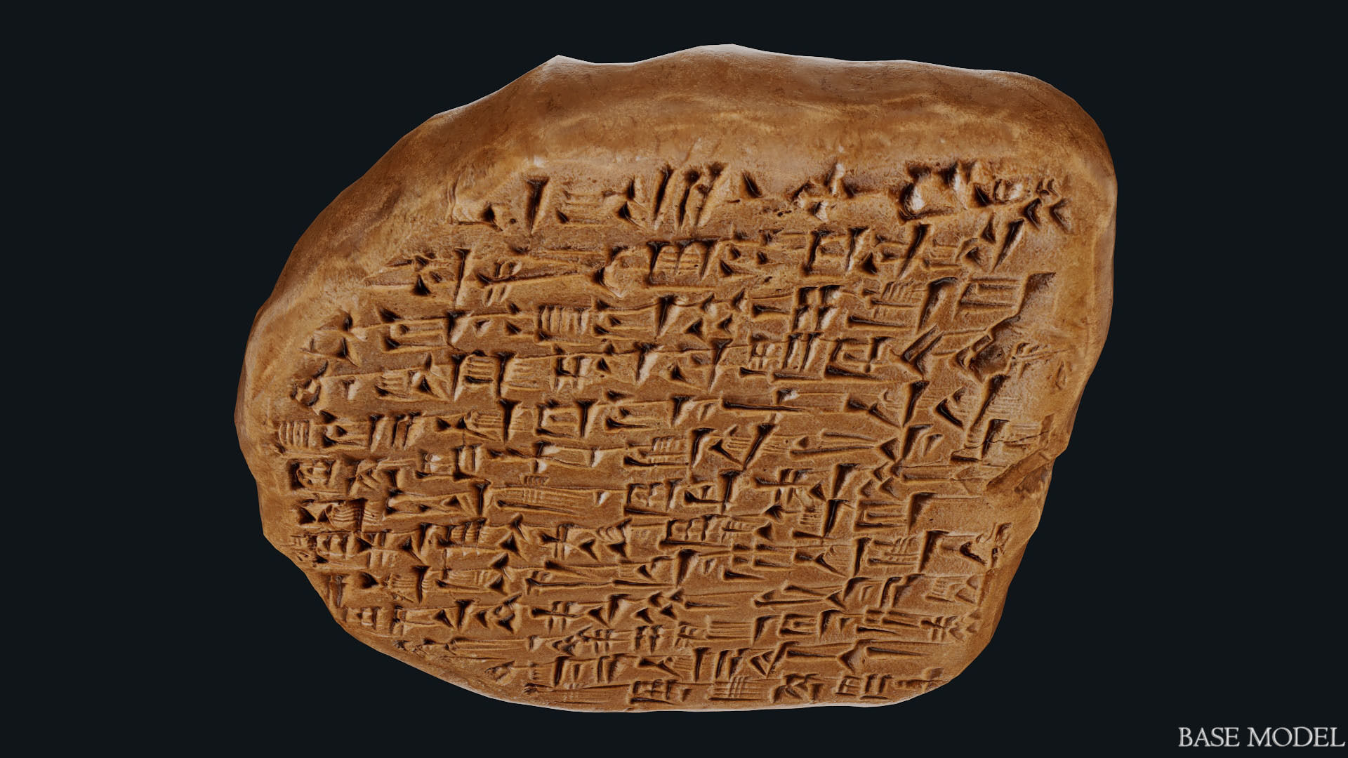 3D model Assyrian Tablet VR / AR / low-poly | CGTrader