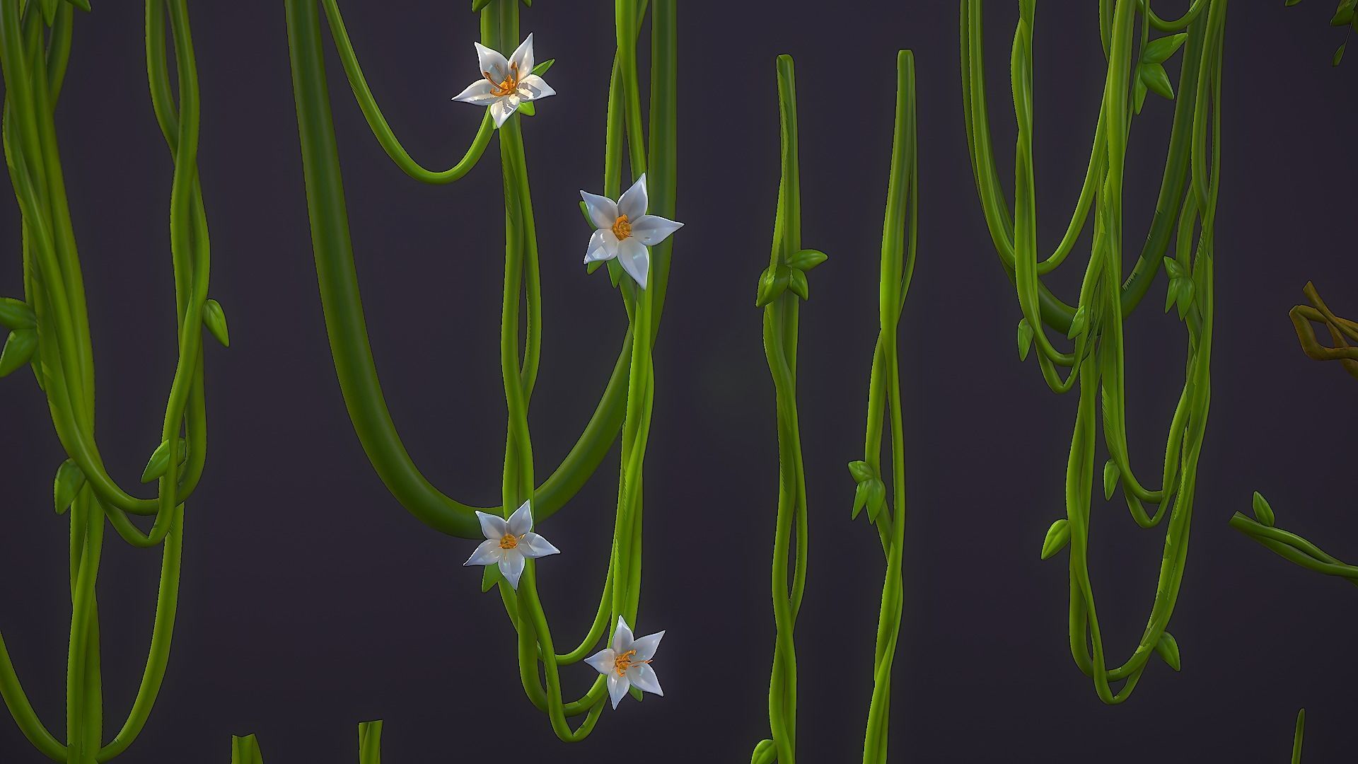 3D model Stylized Vines and Lianas VR / AR / low-poly | CGTrader