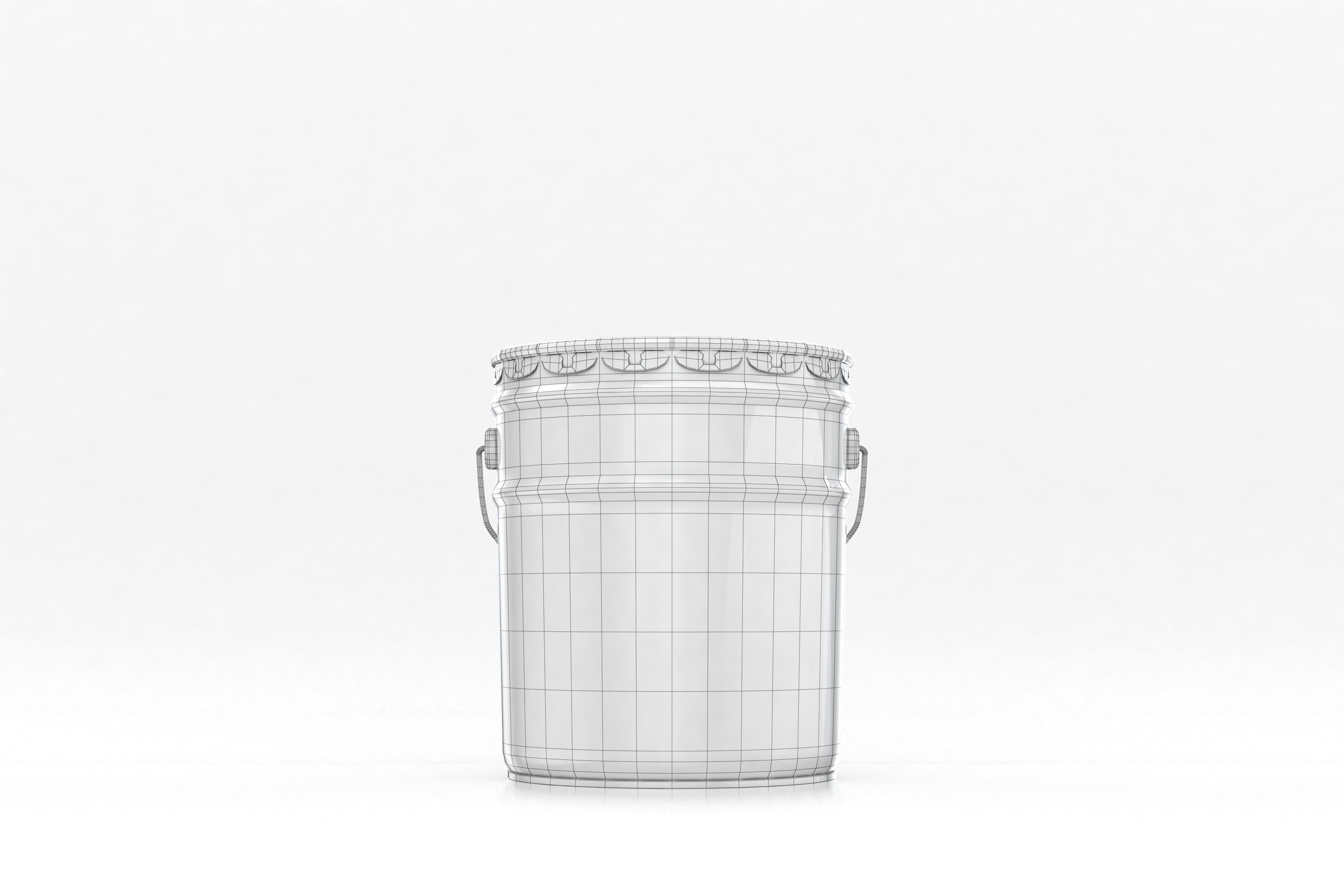 Metal Paint Bucket Mockup 3D model | CGTrader