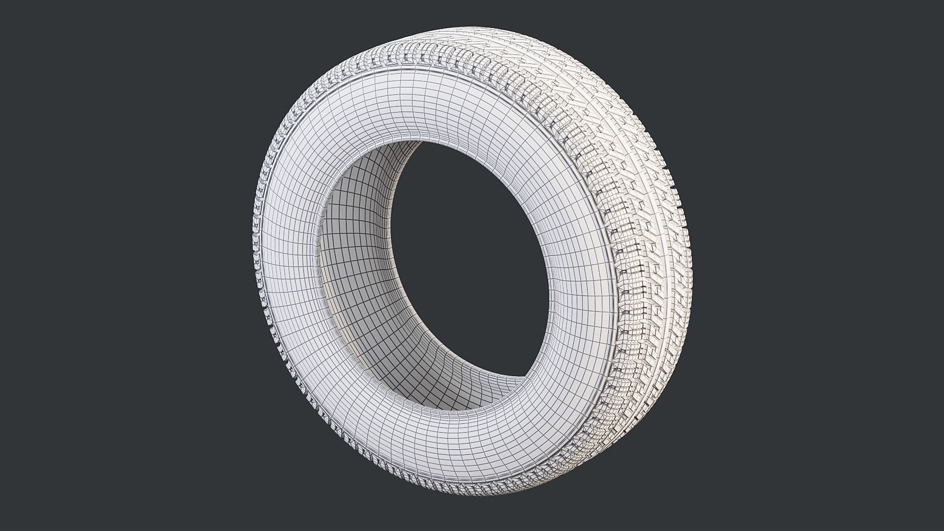 Classic Car Tyre 3D model | CGTrader