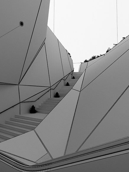 Long Stairs 3D model | CGTrader