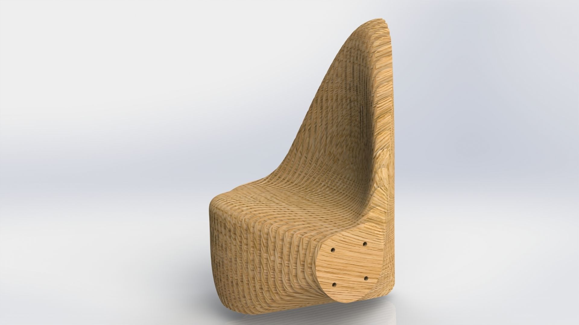 Parametric Chair C 3D model | CGTrader