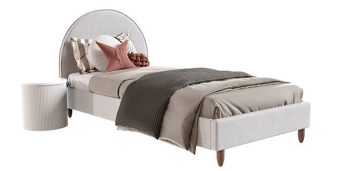 Imogen Single Bed 3D model | CGTrader