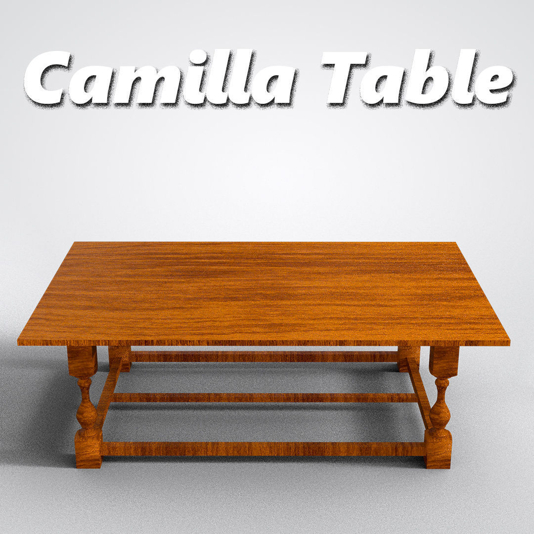 Camilla Table 3D model | CGTrader