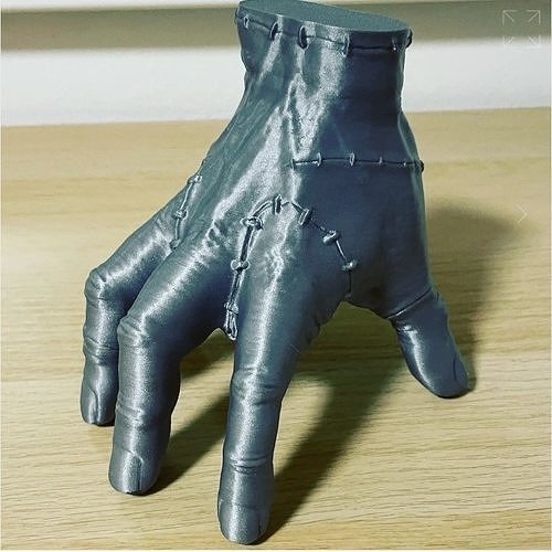 Wednesday friendly hand 3D model 3D printable | CGTrader