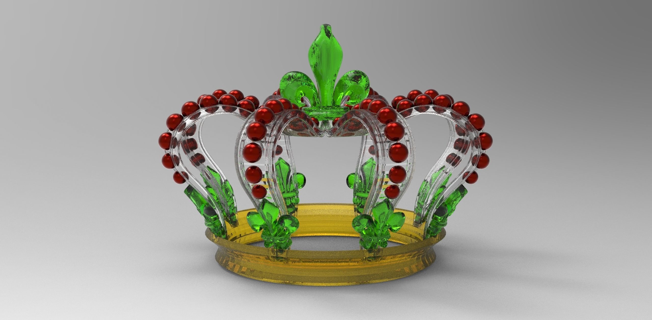 Ornate Royal Crown 3D Model 3D model 3D printable | CGTrader