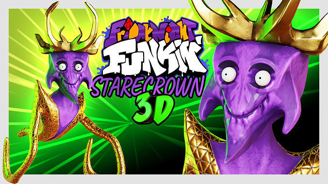 Starecrown Friday Nigth Funkin 3D model 3D printable | CGTrader