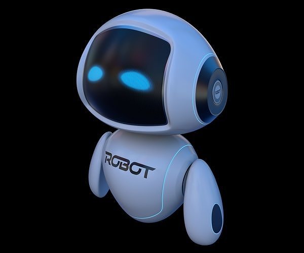 Cartoon Baby Robot 3D model | CGTrader
