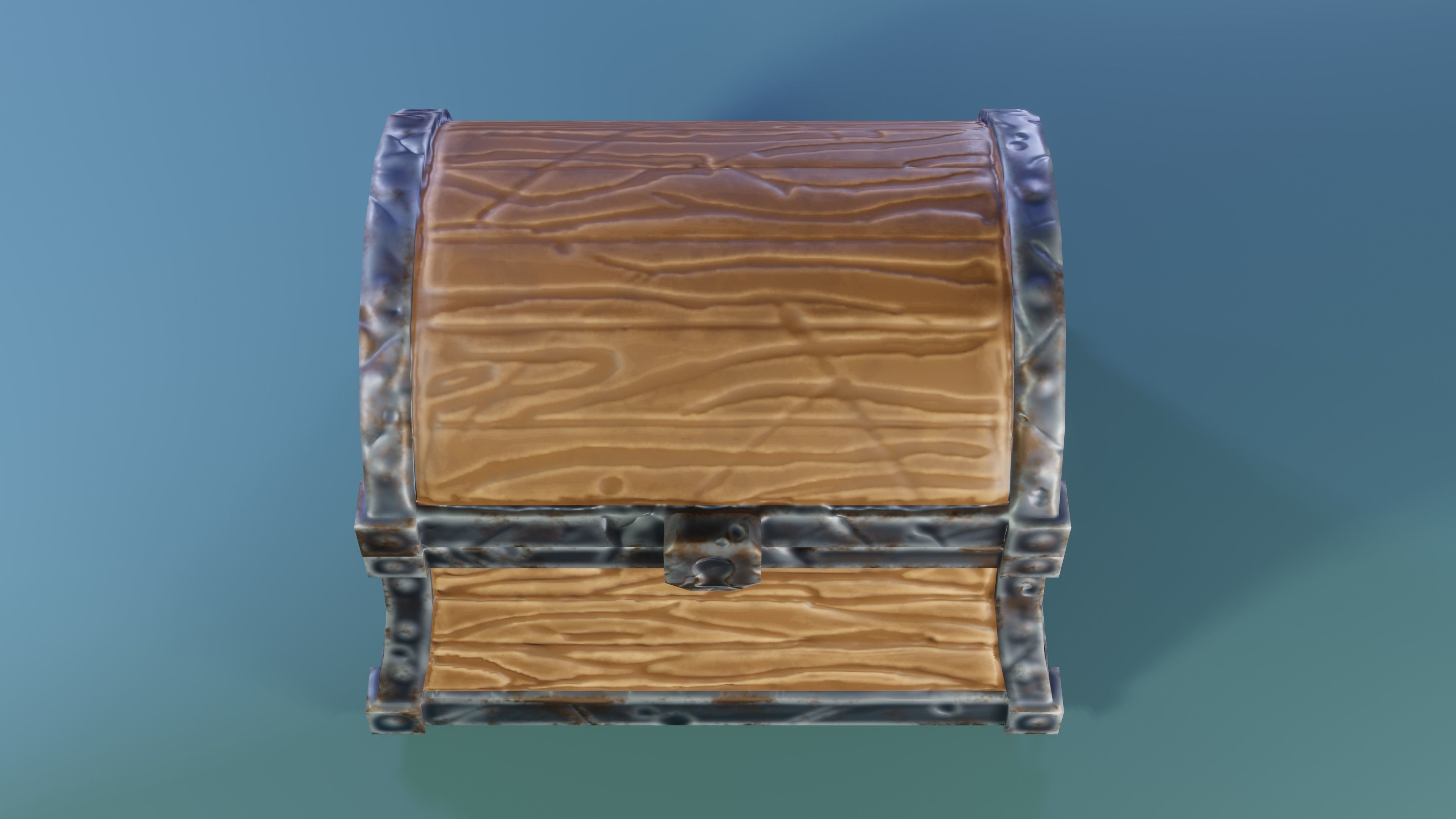 3D model Stylized Common Treasure Chest VR / AR / low-poly | CGTrader