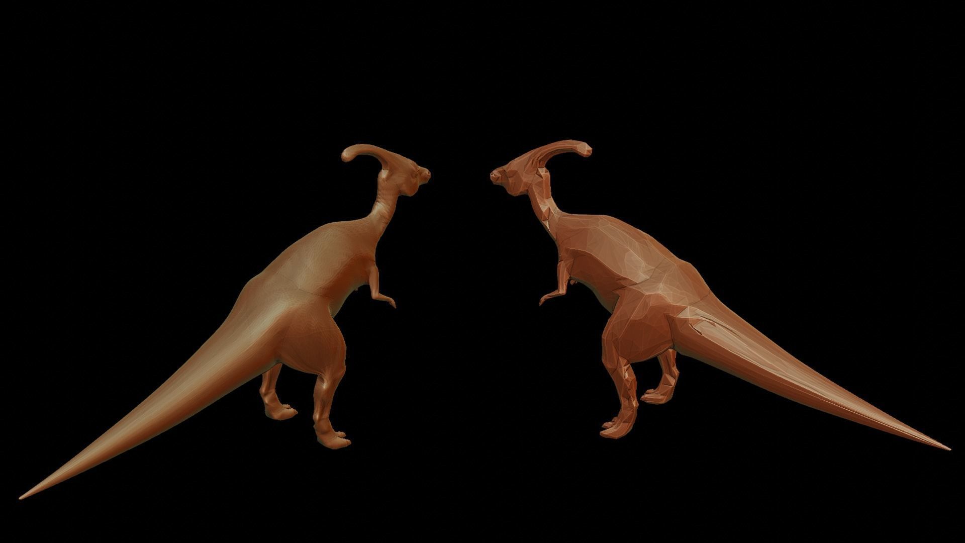 Parasaurus dinosaur 3D model 3D printable | CGTrader