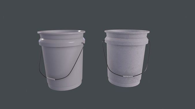 3D model Plastic Bucket 3D Model VR / AR / low-poly | CGTrader