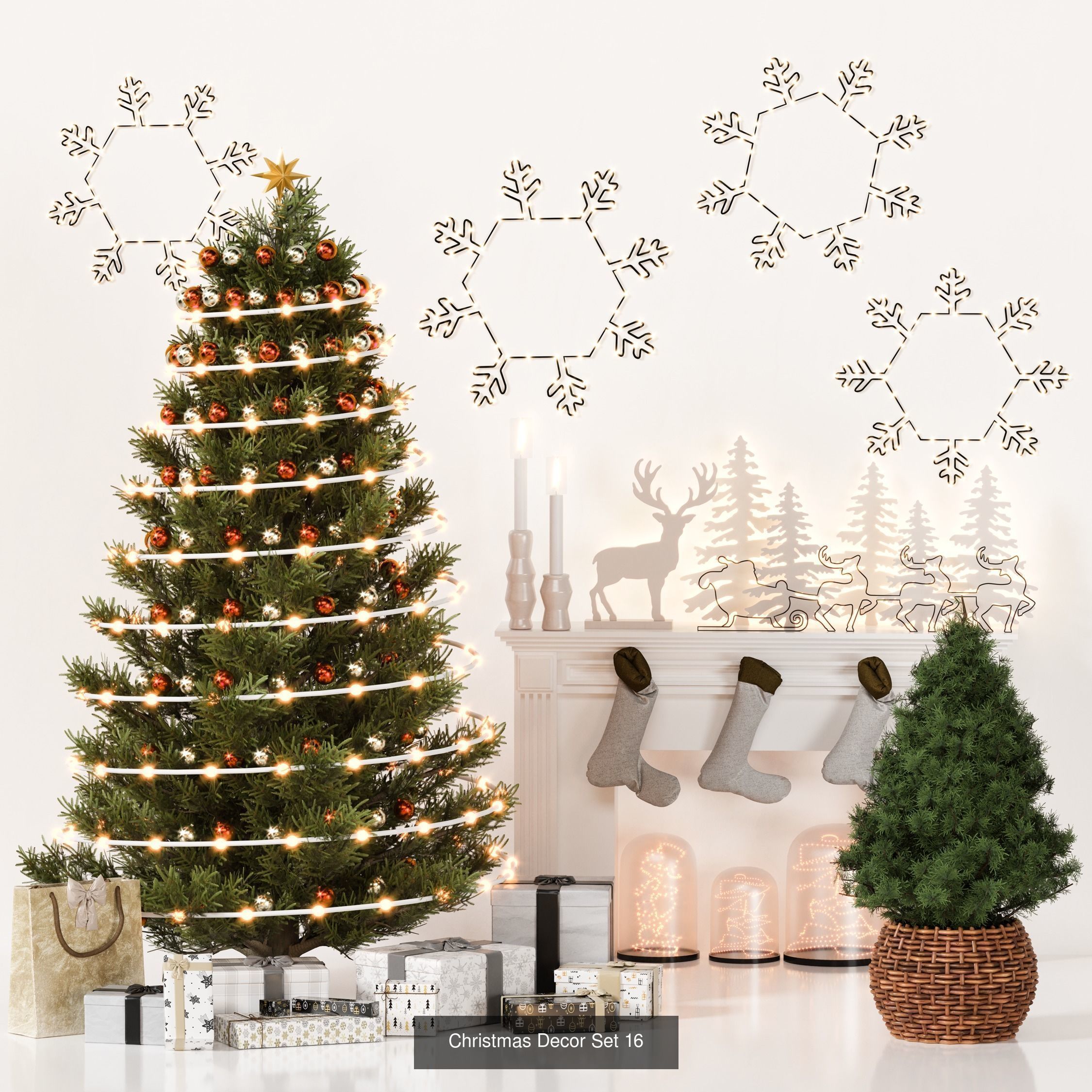 Christmas Decor Collection | CGTrader