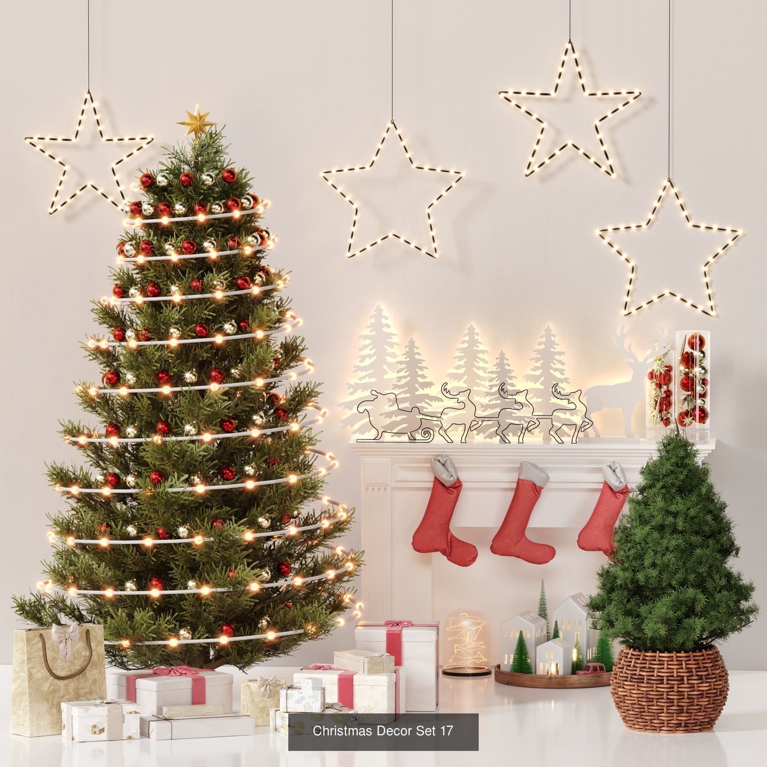Christmas Decor Collection | CGTrader