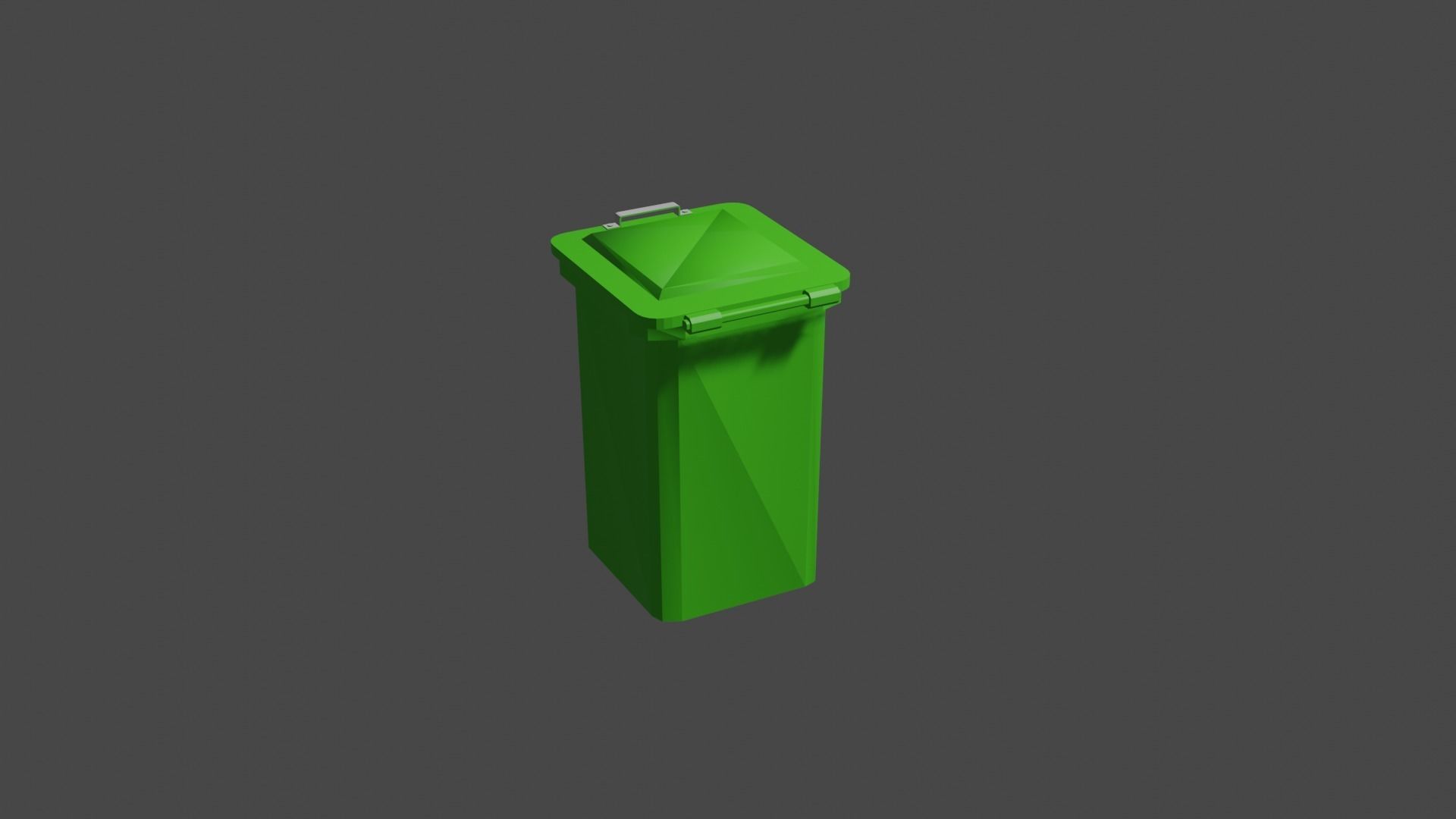 3D model Garbage Can Lowpoly VR / AR / low-poly | CGTrader