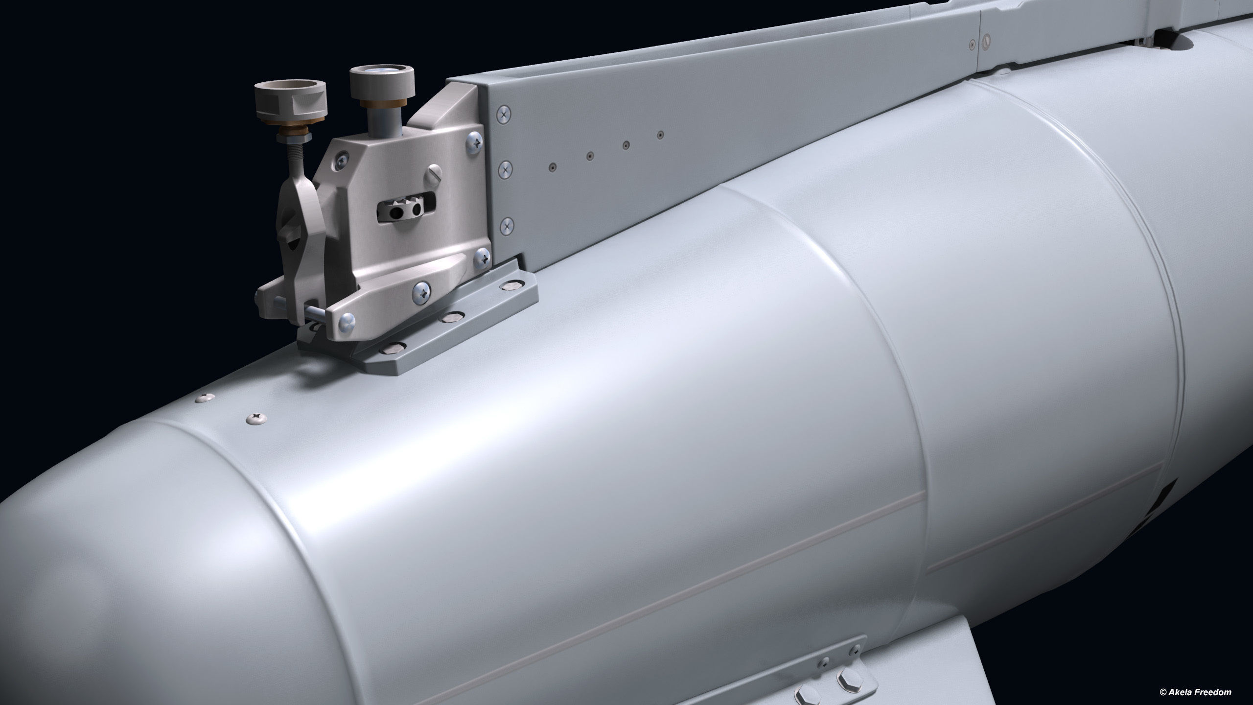 Fuel Tanks RPL-541-542 with Pylone for Mirage-2000 3D model | CGTrader