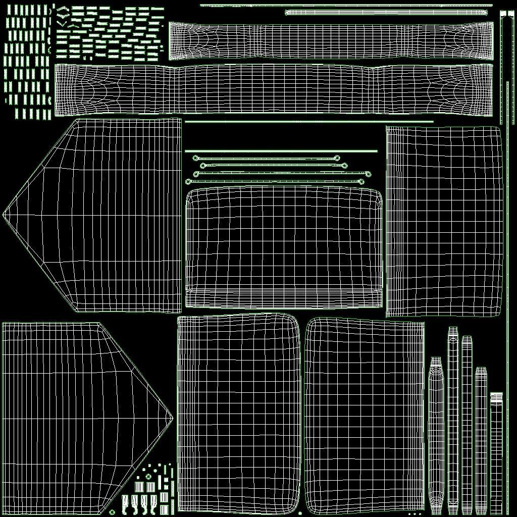 3D model YSL Saint Laurent College Medium Chain Bag White VR / AR / low ...