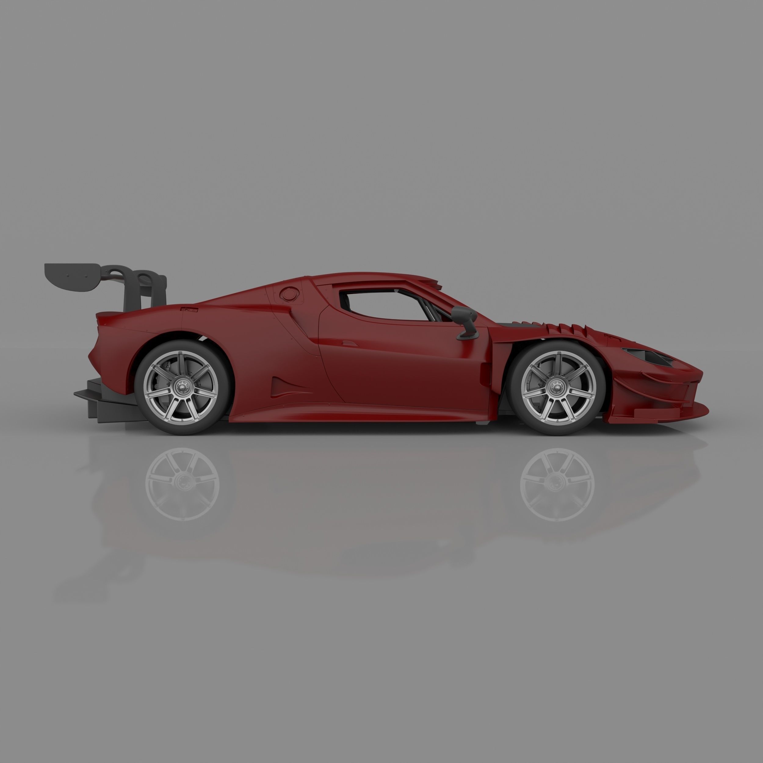 Ferrari 296 GT3 Cup Motorsport Ready to Print STL Files 3D model 3D ...