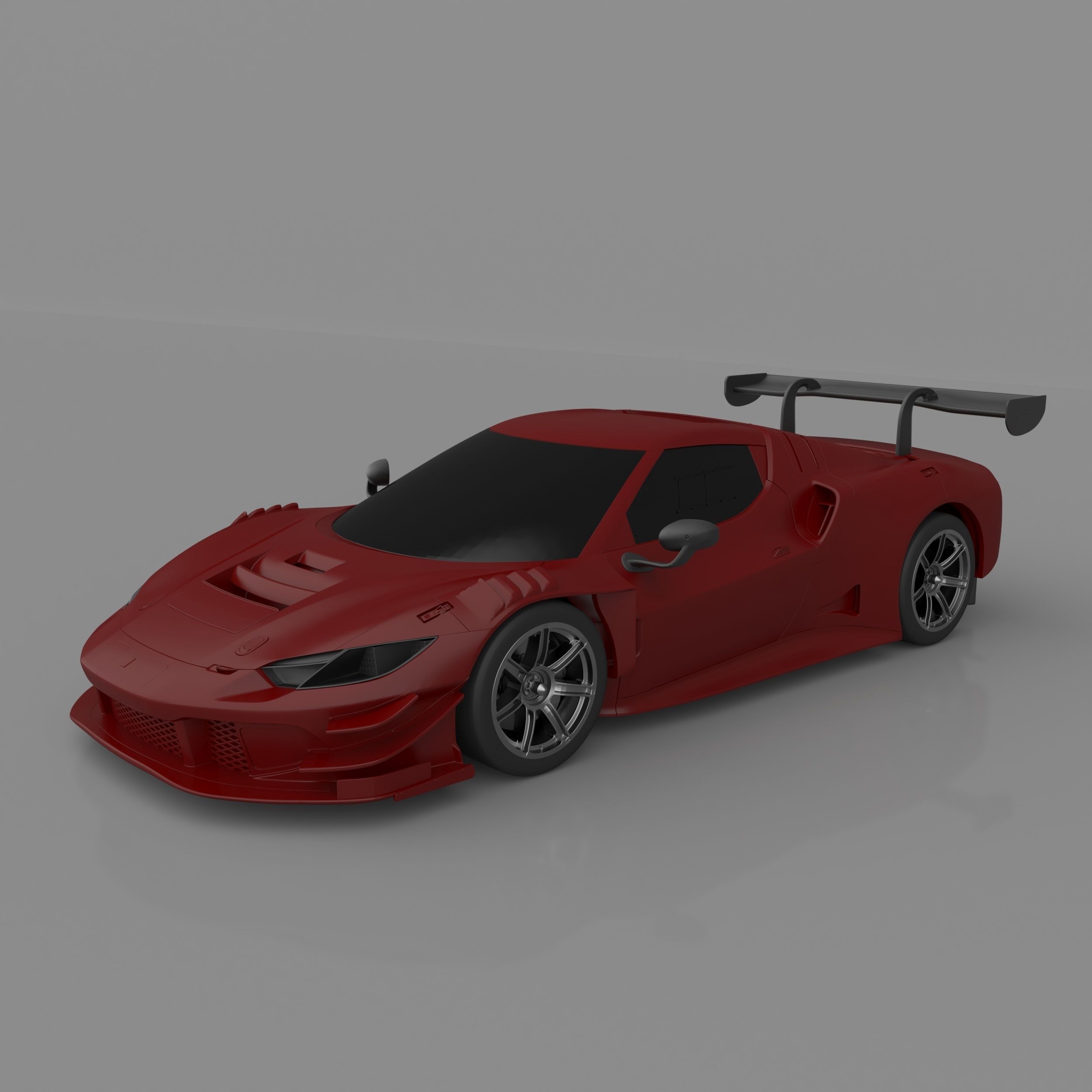 Ferrari 296 GT3 Cup Motorsport Ready to Print STL Files 3D model 3D ...
