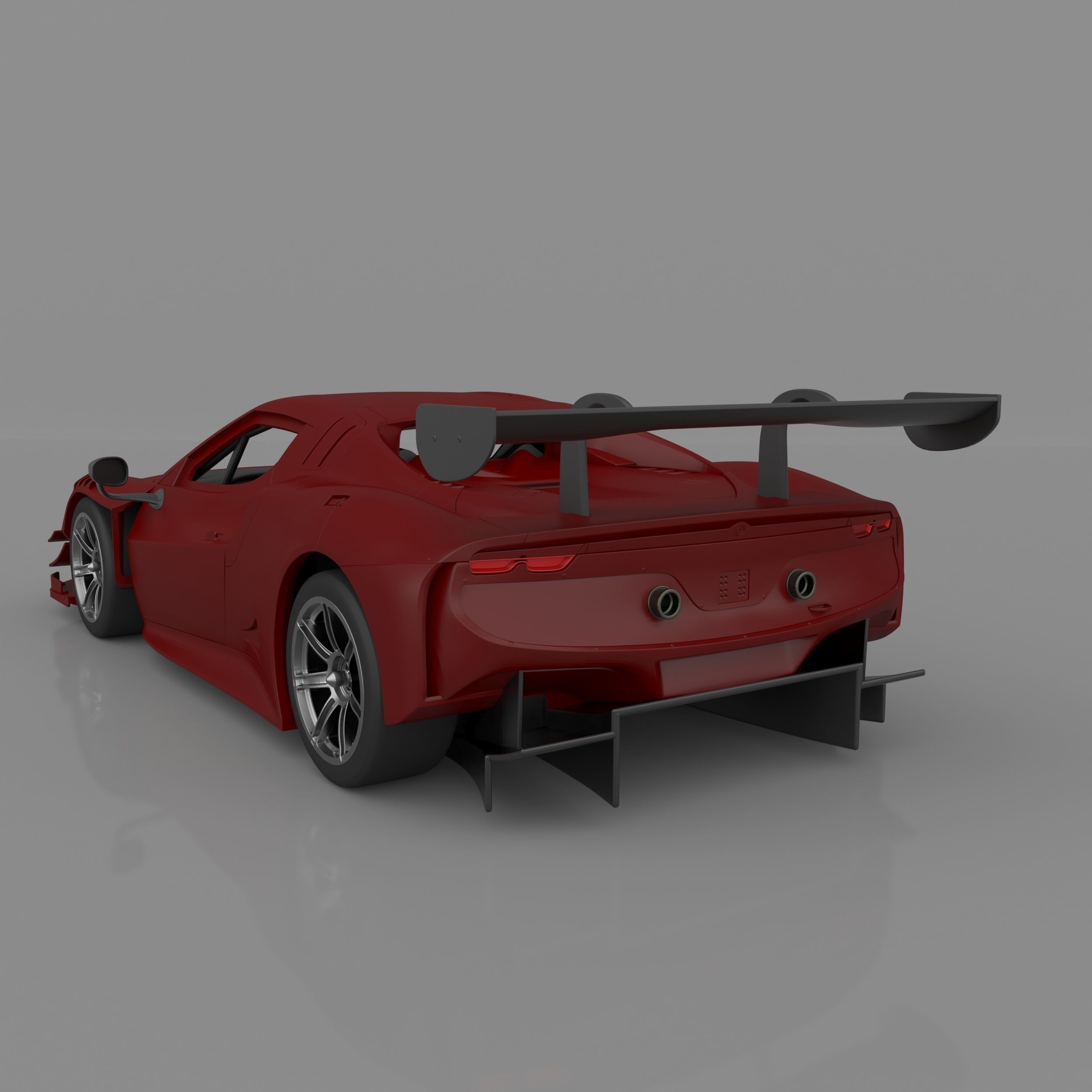 Ferrari 296 GT3 Cup Motorsport Ready to Print STL Files 3D model 3D ...