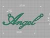 Angel Inscription Word Ring and Necklace 3dmodels 3D Model Collection ...
