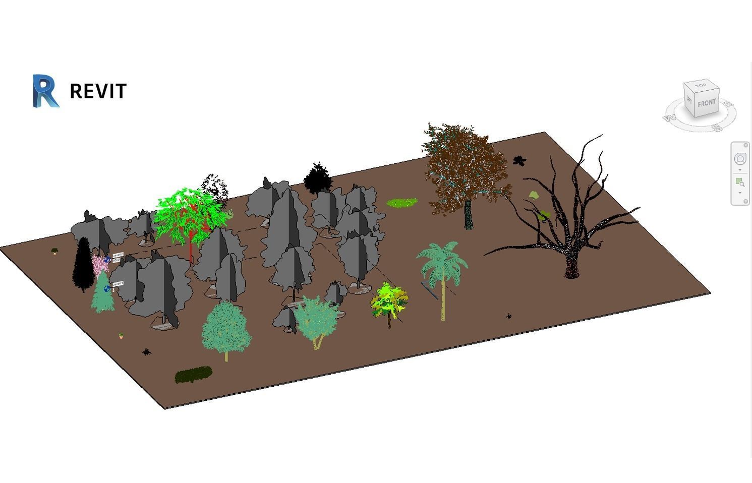 Autodesk Revit Tree Family collection 3D model | CGTrader