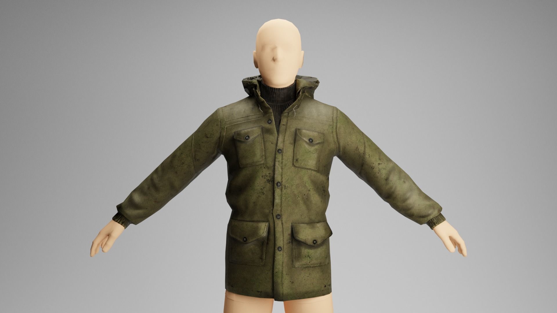 3D model Jacket STALKER VR / AR / low-poly | CGTrader