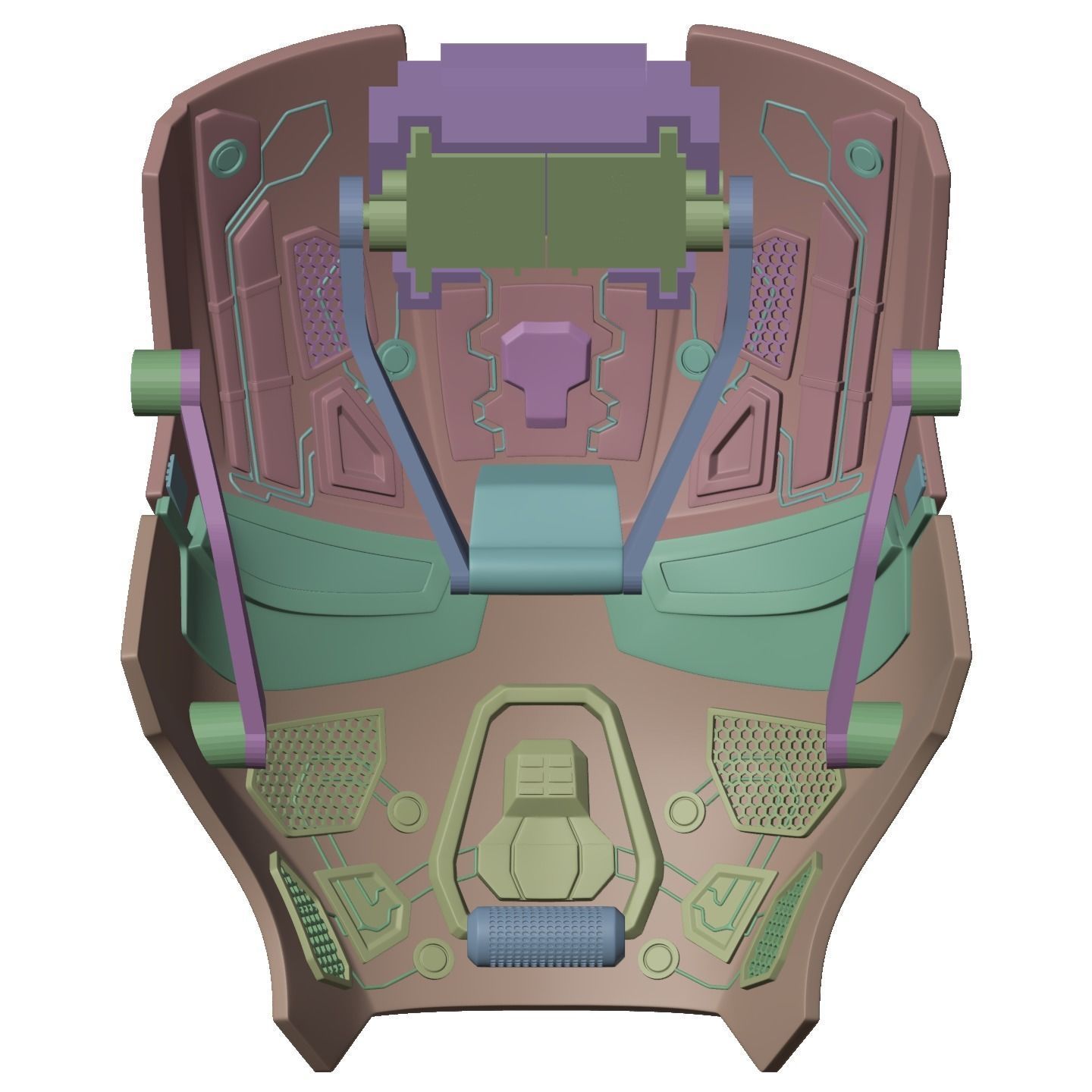 Iron man mk33 helmet with inner details and motorization 3D model 3D ...