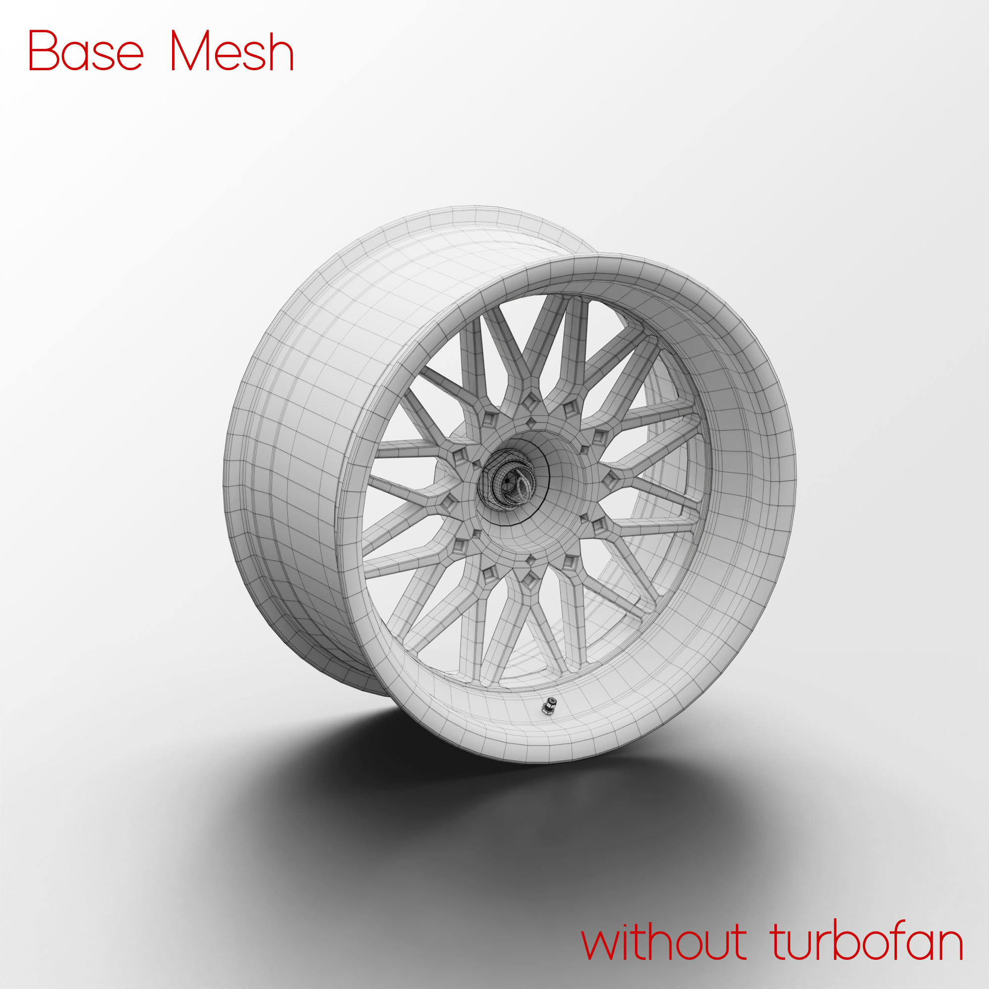 BBS Turbofan Rim Audi 90 quattro IMSA GTO 3D Model 3D model | CGTrader