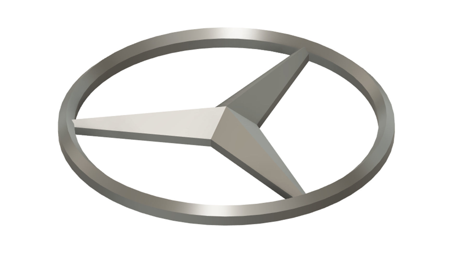 3D Mercedes Benz Logo 3D model 3D printable | CGTrader