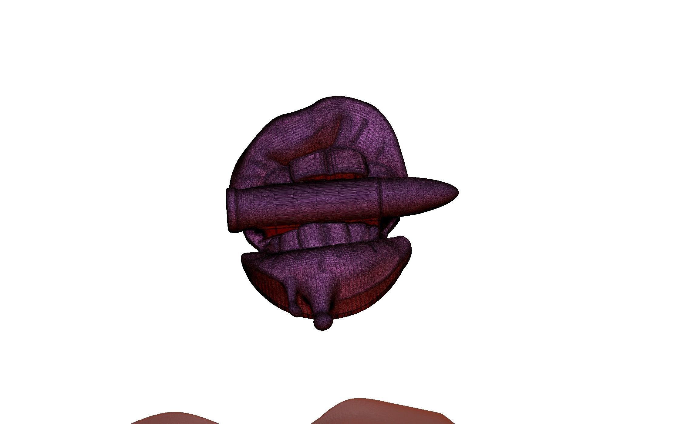 Lips Woman Jap Gun 3D model 3D printable | CGTrader