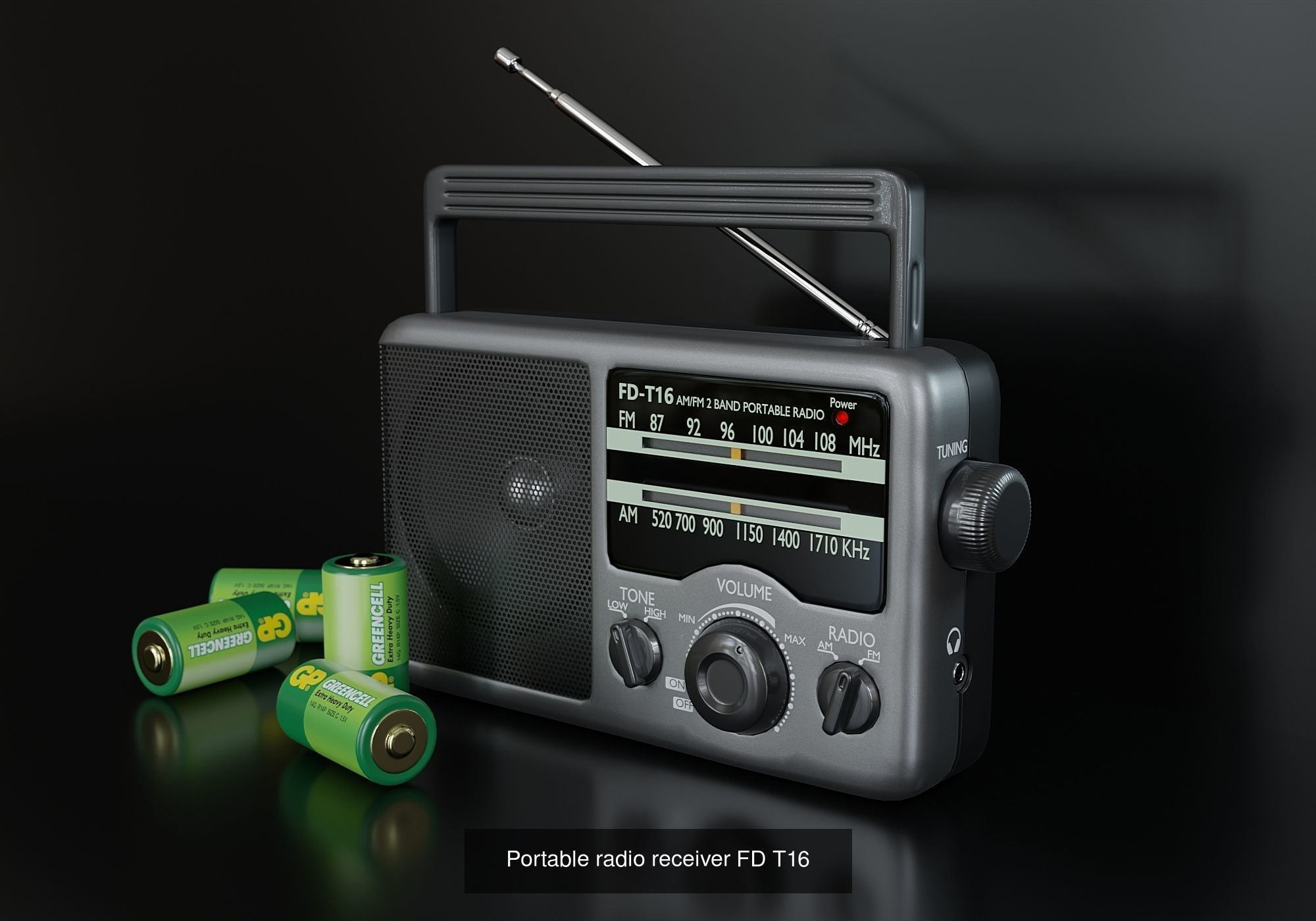 Set of desktop and portable radios 3D Model Collection | CGTrader