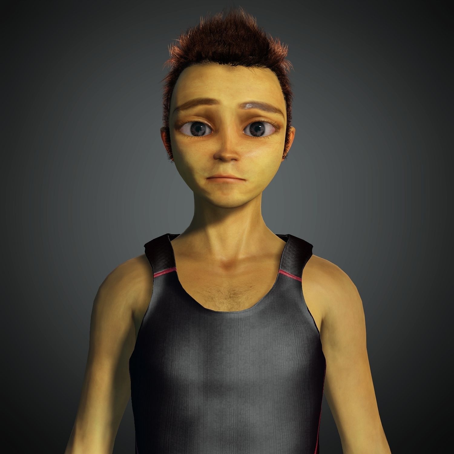 Weird Cartoon Character Semi Realistic Blender Maya Iclone 3D model ...