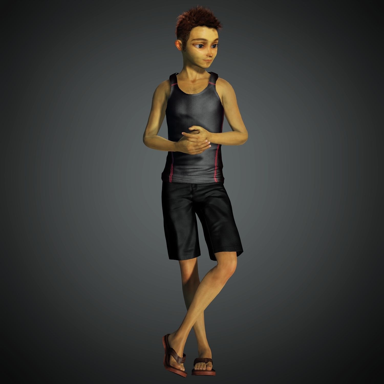 Weird Cartoon Character Semi Realistic Blender Maya Iclone 3D model ...