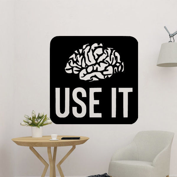 Brain Use It 2D Decor 3D model 3D printable | CGTrader
