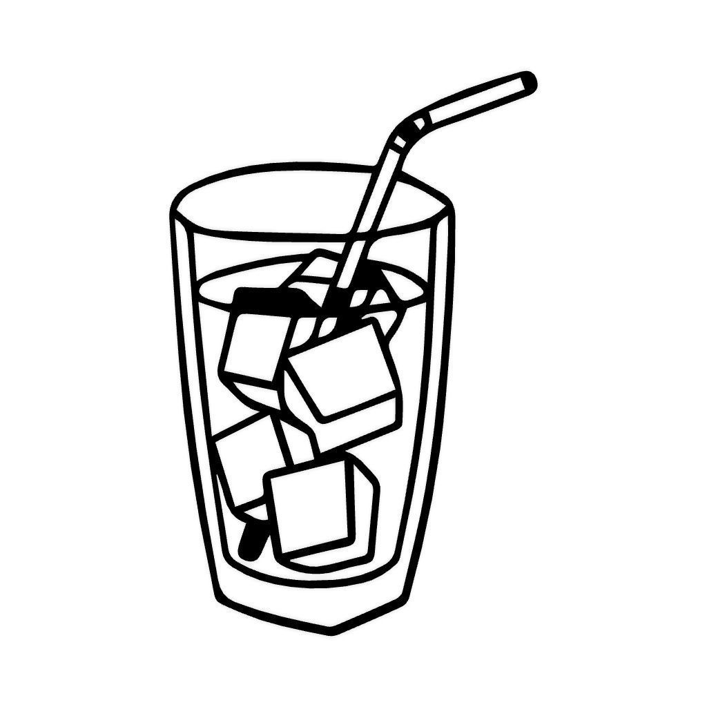 Ice Cup 2D Decor 3D model 3D printable | CGTrader