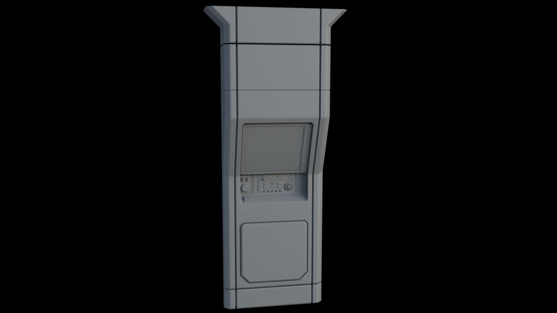 Sci-Fi Control Panels 3D model | CGTrader