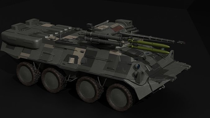 3D model BTR-3E1 armored vehicle VR / AR / low-poly | CGTrader