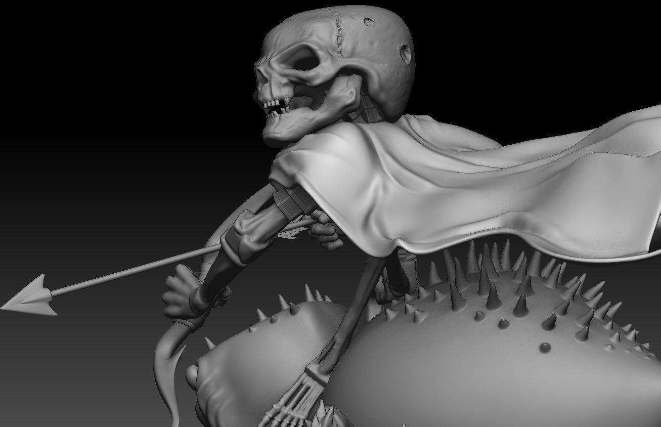 MINECRAFT Skeleton 3D modeling print files 3D model 3D printable | CGTrader