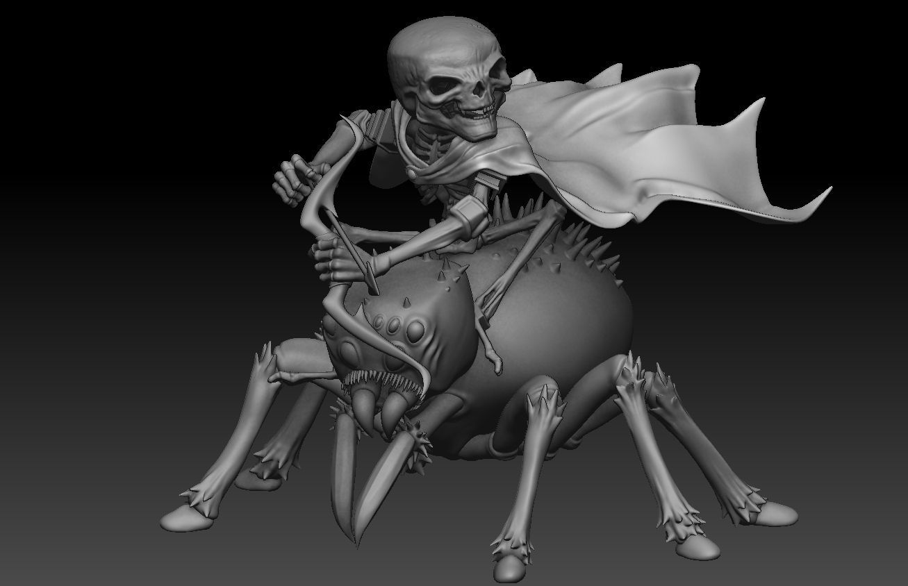 MINECRAFT Skeleton 3D modeling print files 3D model 3D printable | CGTrader