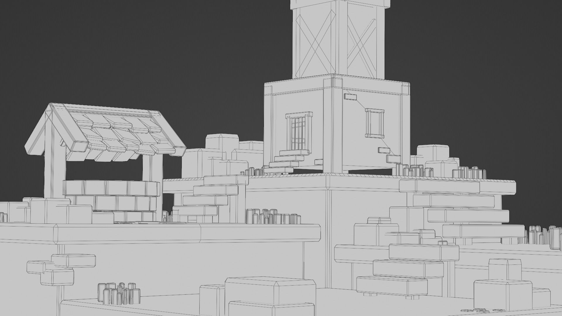 3D model cubic world VR / AR / low-poly | CGTrader