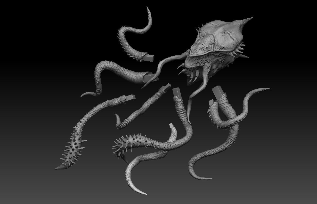 alien 3D modeling print files 3D model 3D printable | CGTrader