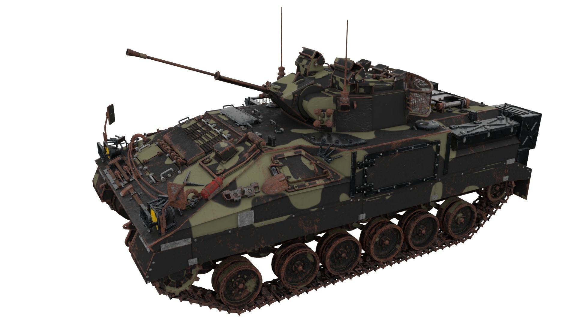 3D model 4K MCV 80 warrior Tracked Mechanised Combat Vehicle in Arnold ...