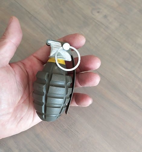 Grenade US Mk 02 -STL for 3D print 3D model 3D printable | CGTrader