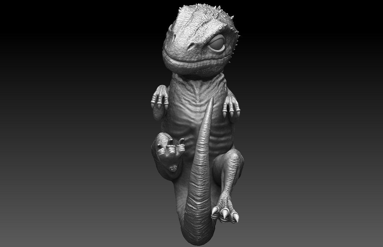 Jurassic World Indominus Rex Blue 3D model 3D printable | CGTrader